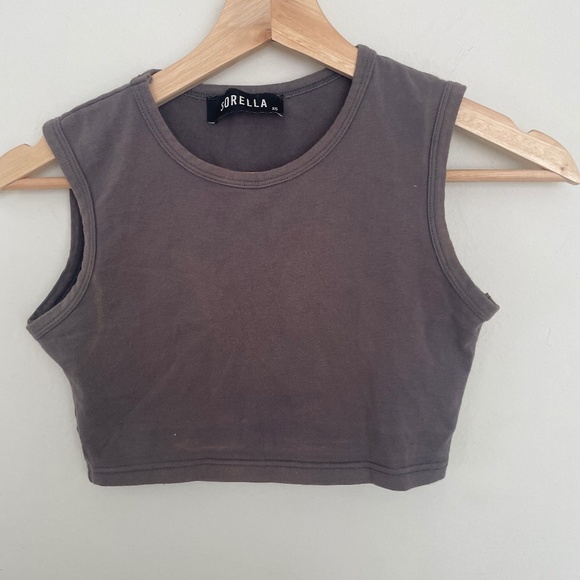 Tops | Soretta Muscle Crop | Poshmark